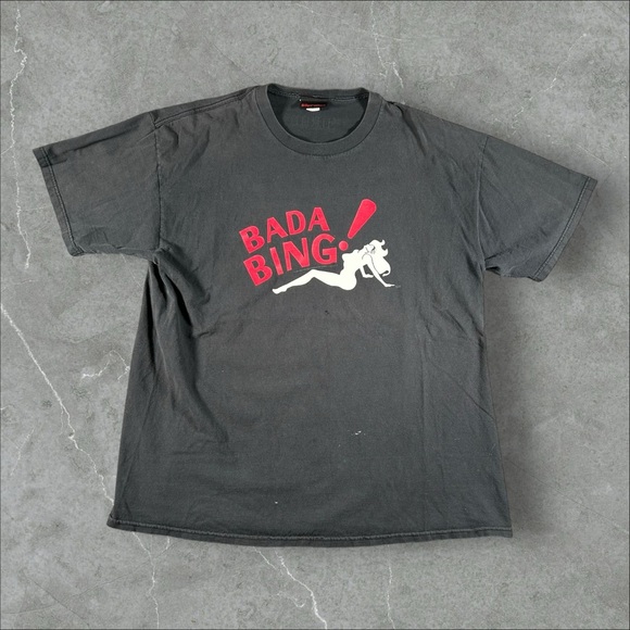 Soprano | Shirts | Vintage The Sopranos Shirt Mens Xl Black Y2k Bada ...